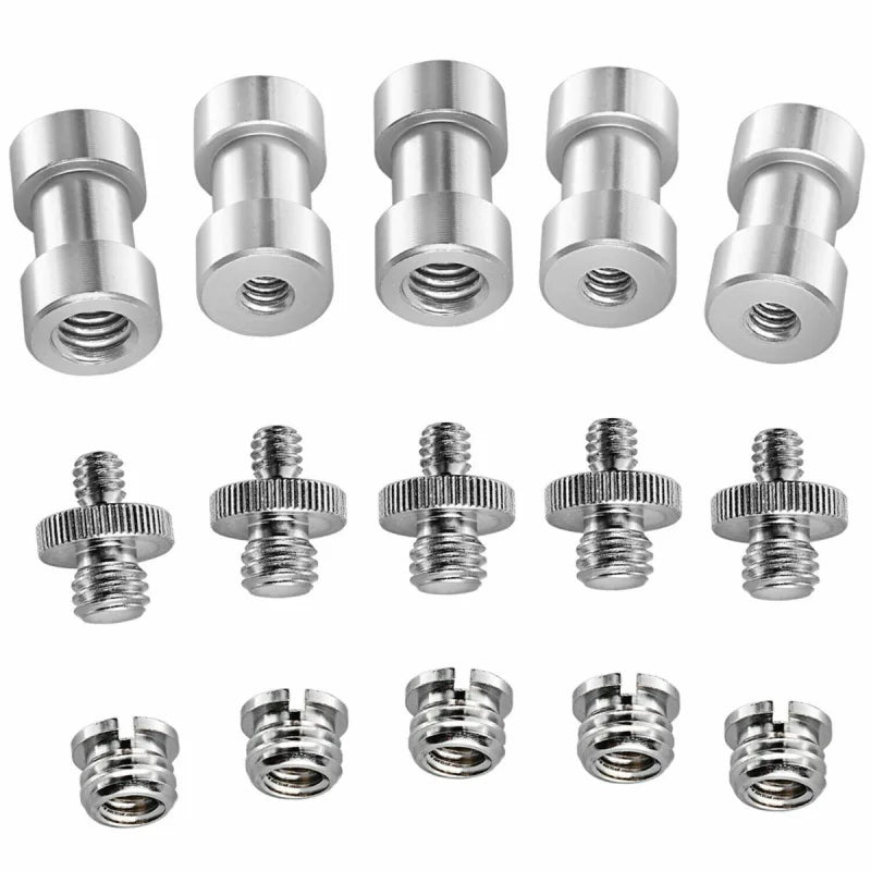 NEEWER 5-PACK 1/4INCH TO 3/8INCH TRIPOD MOUNT SCREW – CameraStuff