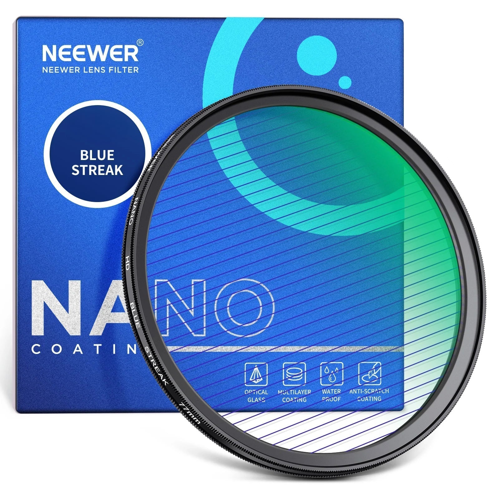 Neewer HD Blue Streak Special Effects Lens Filter 58mm – CameraStuff