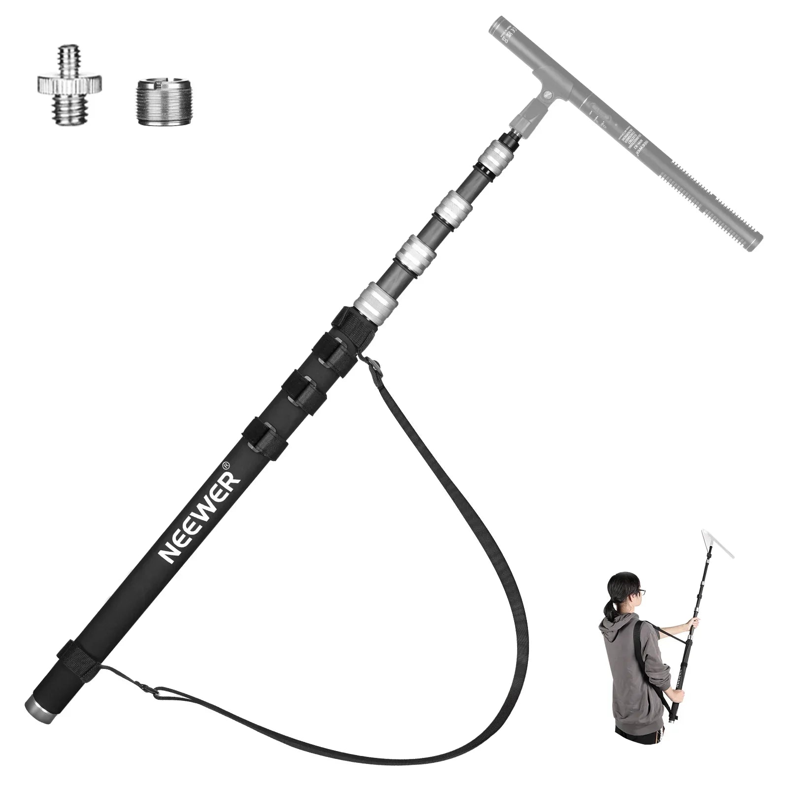Neewer MS-300C Microphone Boom Pole – CameraStuff